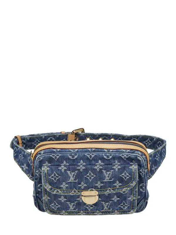 LOUIS VUITTON Monogram Denim Bumbag - Blue