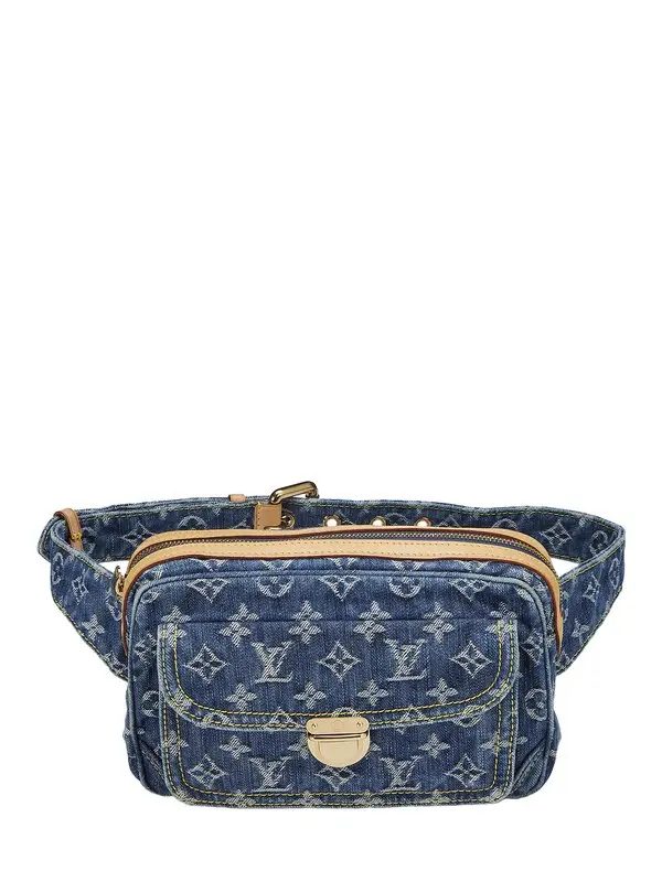 LOUIS VUITTON Monogram Denim Bumbag - Blue