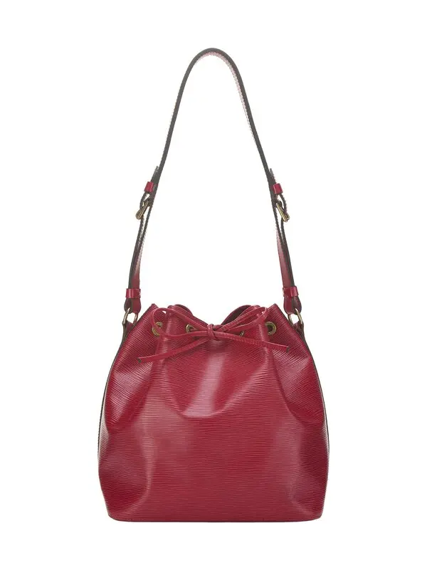 LOUIS VUITTON Epi Noé Bucket Bag - Red