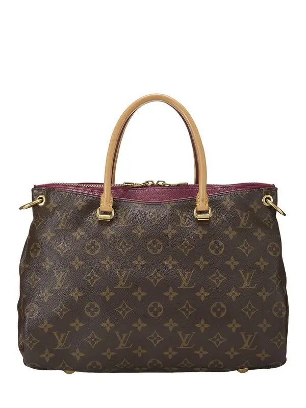LOUIS VUITTON Monogram Canvas Pallas - Burgundy