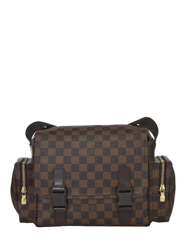 LOUIS VUITTON Damier Ebene Melville Messenger - Brown