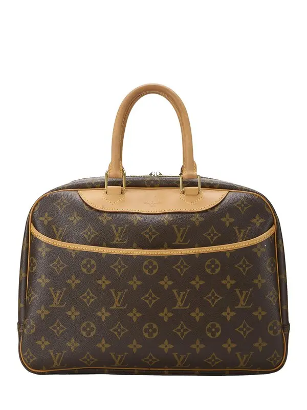 LOUIS VUITTON Monogram Canvas Deauville Bag - Brown