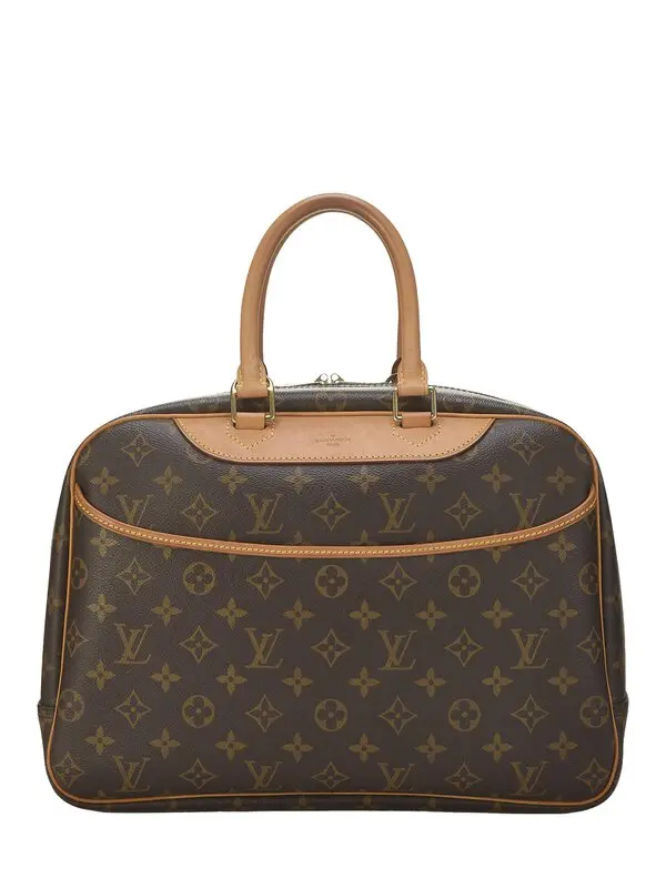 LOUIS VUITTON Monogram Canvas Deauville Bag - Brown