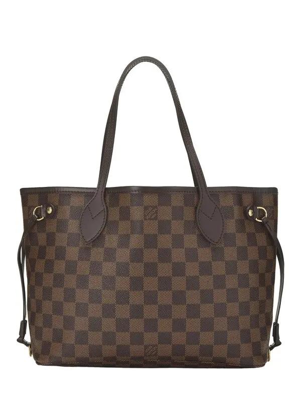 LOUIS VUITTON Damier Ebene Neverfull Nm - Brown
