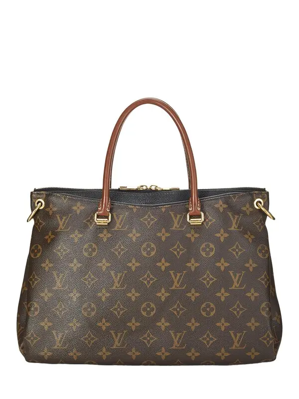 LOUIS VUITTON Monogram Canvas Pallas - Black