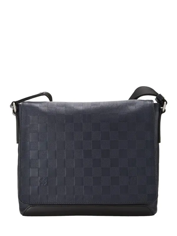 LOUIS VUITTON Damier Infini District Messenger - Navy