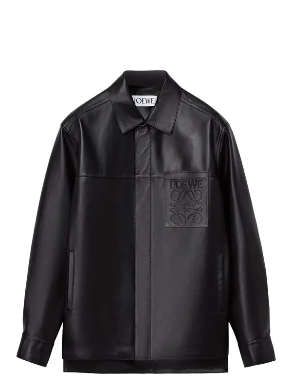 Loewe Leather Jacket - Black