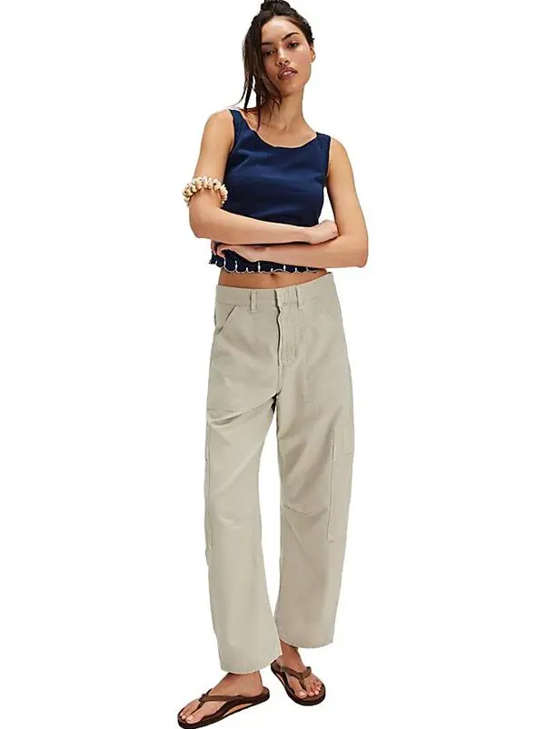 Citizens Of Humanity Marcelle Low-slung Cargo Pants - Matcha