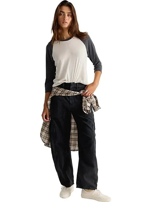 Citizens Of Humanity Low-slung Cargo Pants - Washed Black