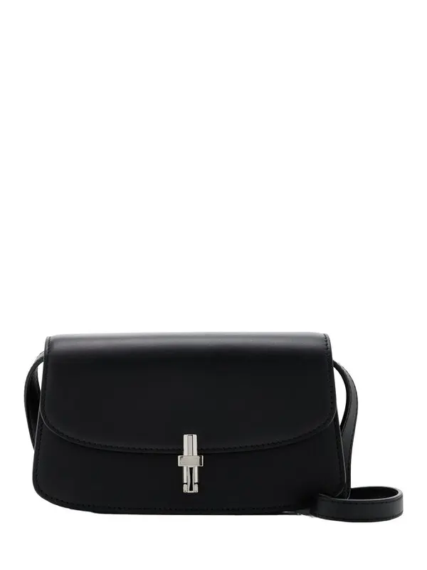 THE ROW Sofia E/w Leather Crossbody Bag - Black