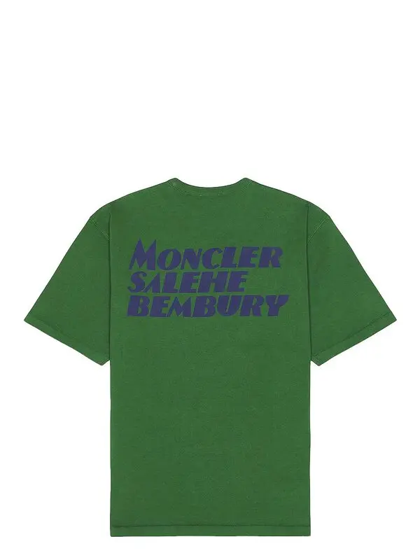 Moncler X Salehe Bembury Logo T-shirt - Green