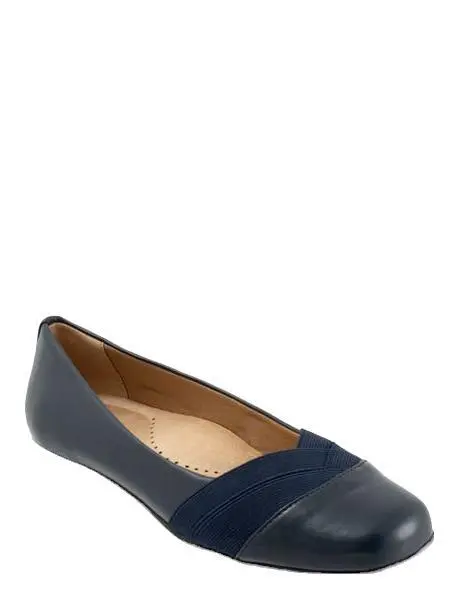 Trotters Stella Flat - Navy