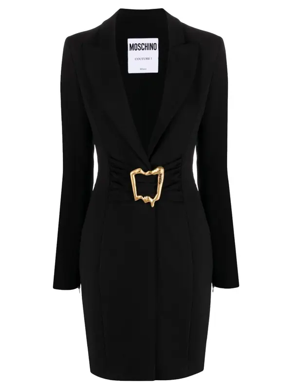 Moschino Belted Blazer Dress - Black