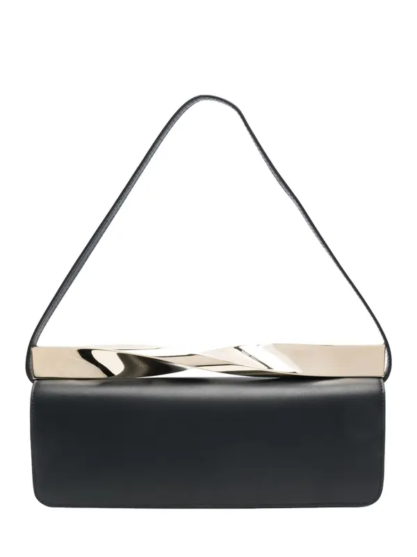 AQUAZZURA Twist Shoulder Bag - Black