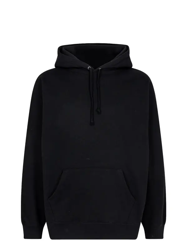Supreme Beaded Logo Cotton Hoodie - Black