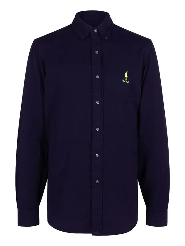 PALACE X Ralph Lauren B.d. Pieced Flannel Shirt - Purple