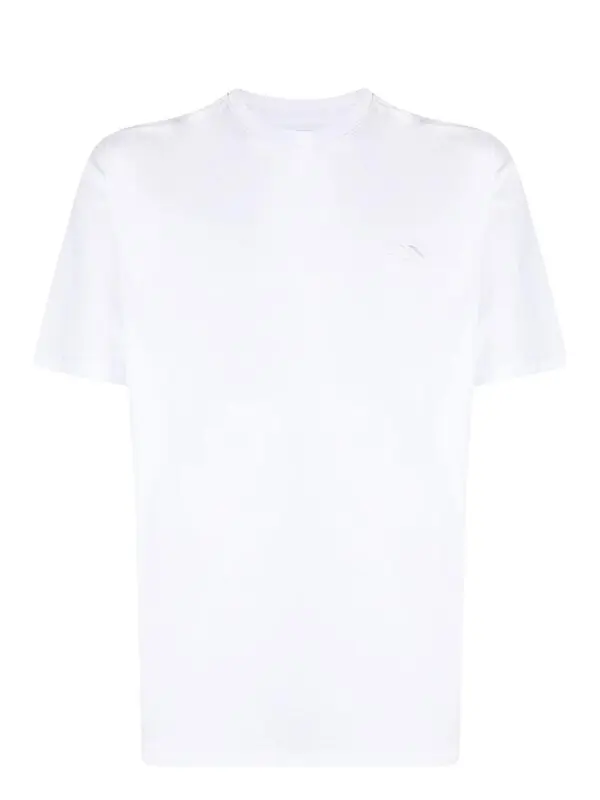 Alexander McQueen Logo-embroidered Cotton T-shirt - White