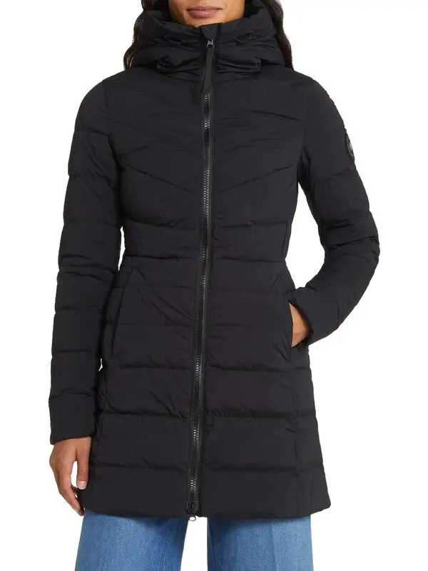 Canada Goose Clair Down Puffer Coat - Black
