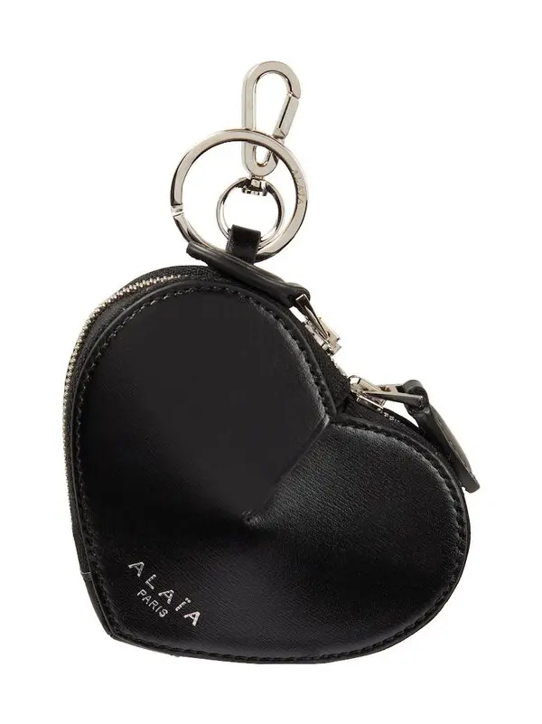 Alaïa Le Cœur Mini Coin Purse - Black