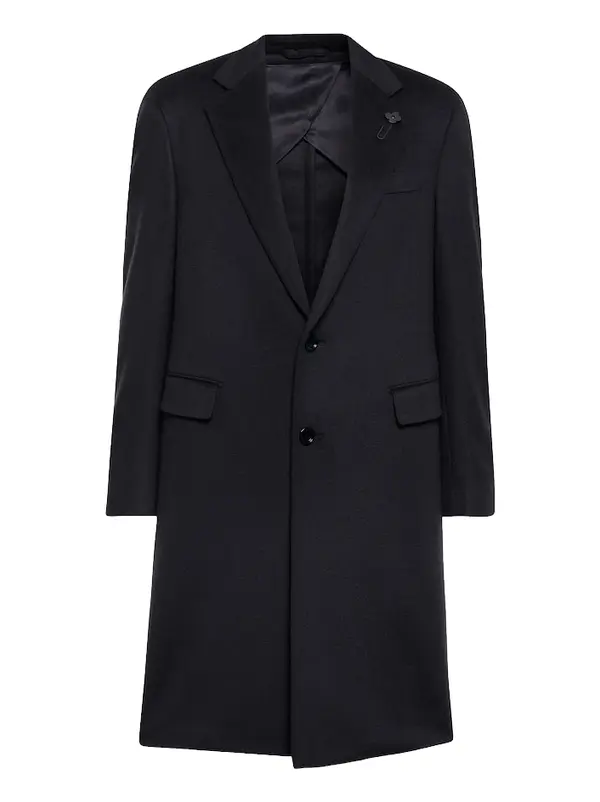 LARDINI Cashmere Coat - Blue