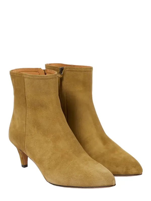 Isabel Marant Deone Ankle Boots - Beige