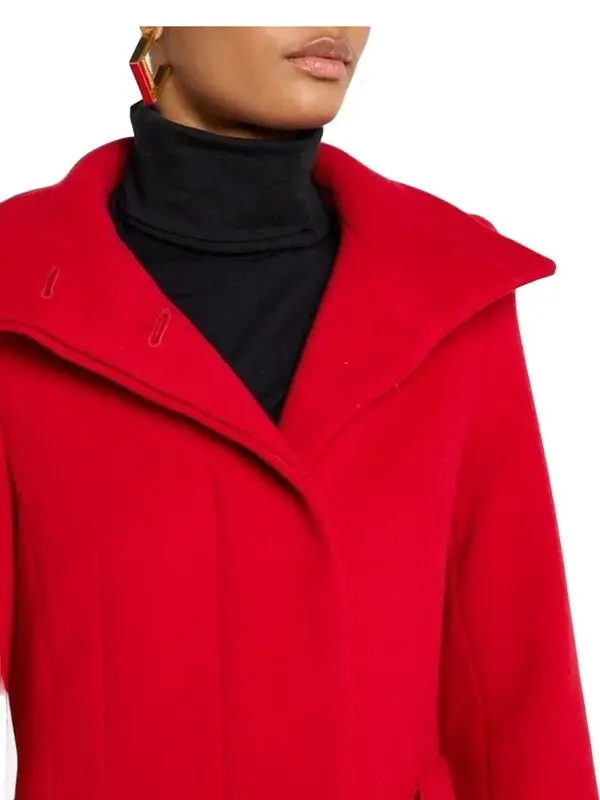 Akris Duffle Knit Knee-length Coat - Black