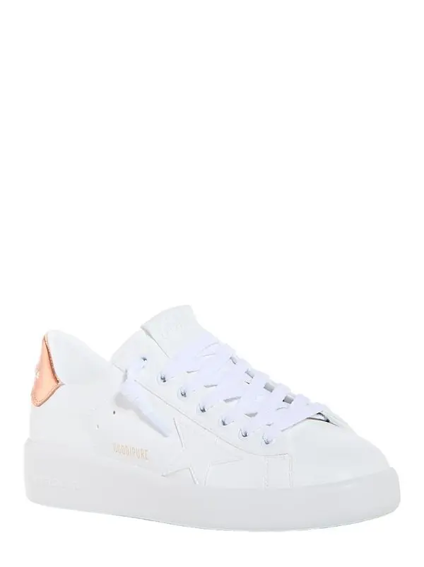 GOLDEN GOOSE Purestar Low Top Sneakers - White Bronze