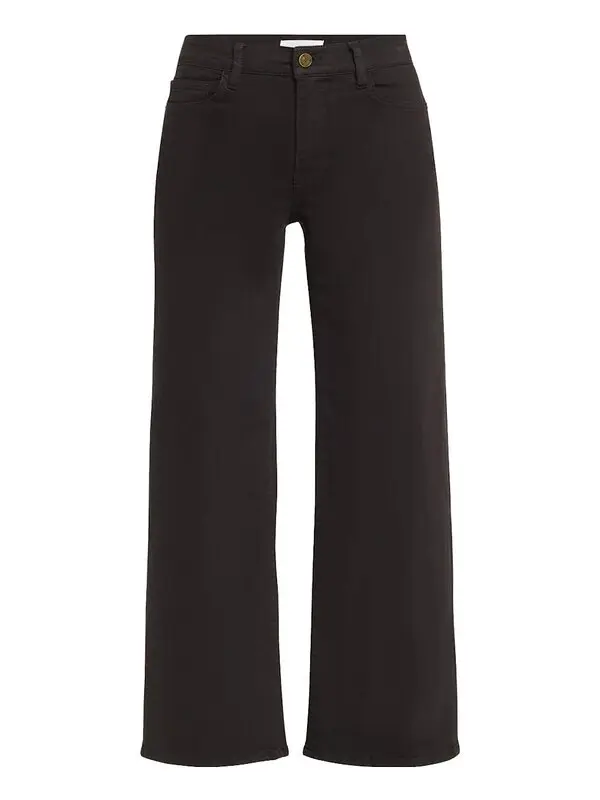 FRAME Le Slim Palazzo Jeans - Black