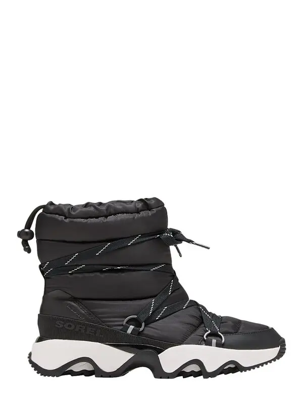 Sorel Kinetic Impact Puffy Lace-up Boots - Black Sea Salt
