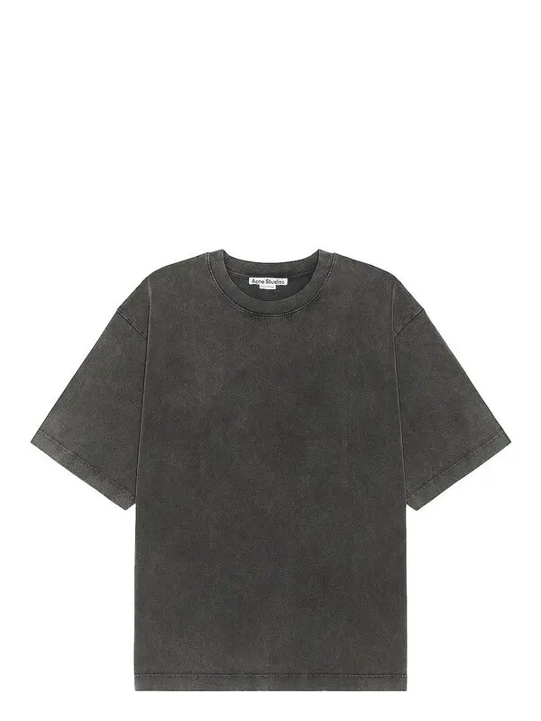Acne Studios Tee In Black - Faded Black
