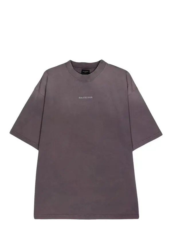 Balenciaga Back T-shirt - Grey