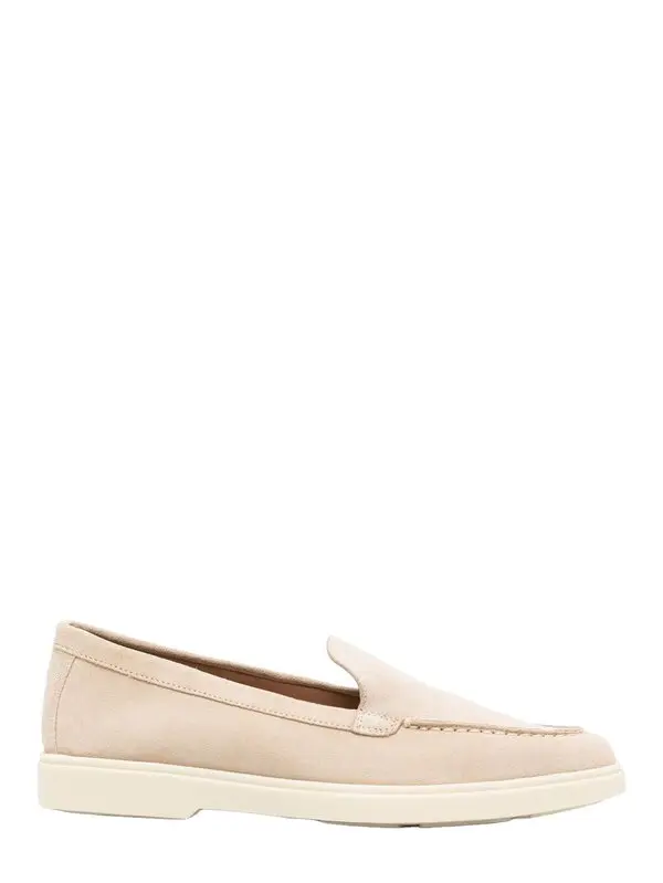 Santoni Round-toe Loafers - Neutrals