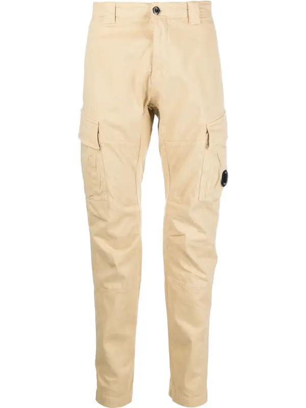 C.P. COMPANY Lens-detail Cargo Trousers - Neutrals