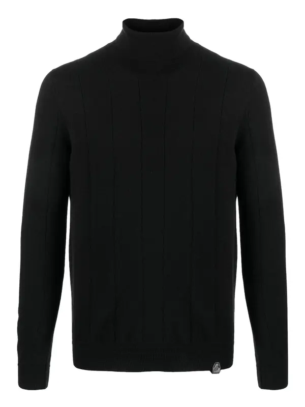Brioni Roll-neck Jumper - Black