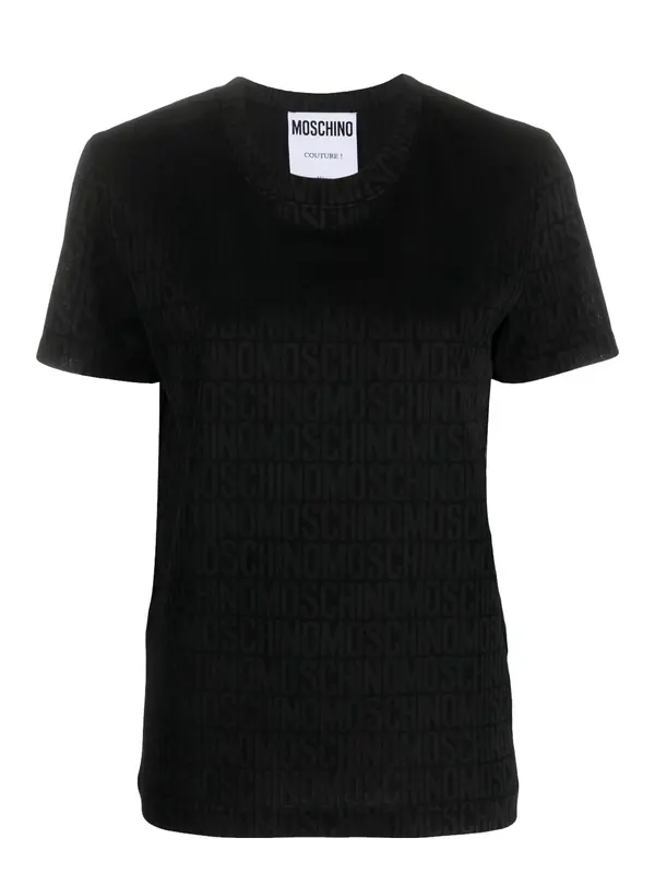 Moschino Print Short-sleeve T-shirt - Black