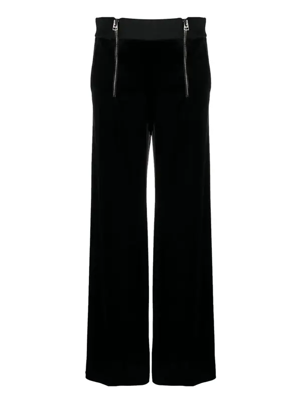 TOM FORD High-waisted Wide-leg Trousers - Black