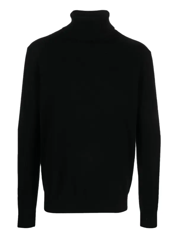 DONDUP Roll-neck Fine-knit Jumper - Black