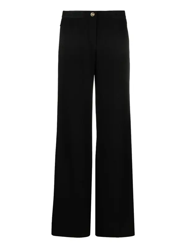 Versace Wide-leg Trousers - Black
