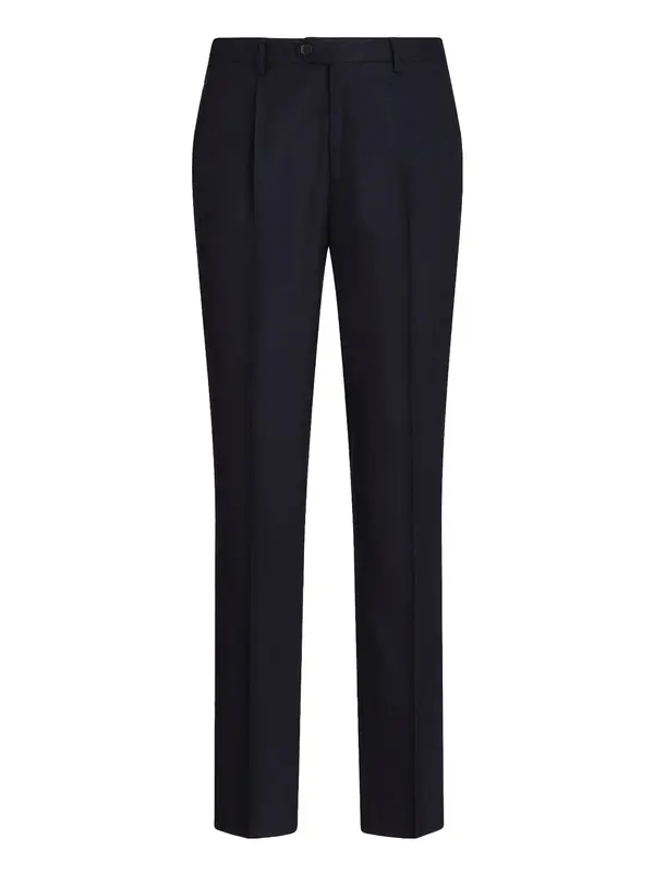 Etro Pressed-crease Trousers - Blue