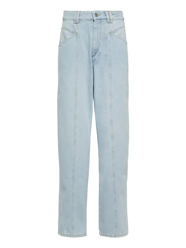 Isabel Marant Vetan Straight Jeans - Blue