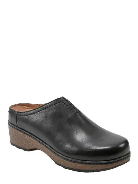 EARTH® Kolia Clog - Black Smooth