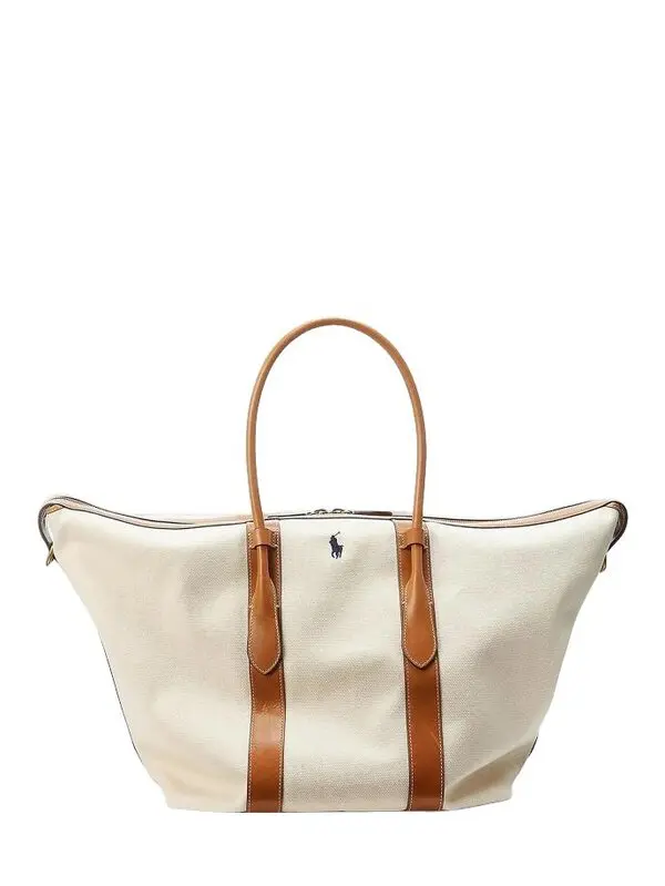 Polo Ralph Lauren Bellport Canvas Tote Bag - Natural