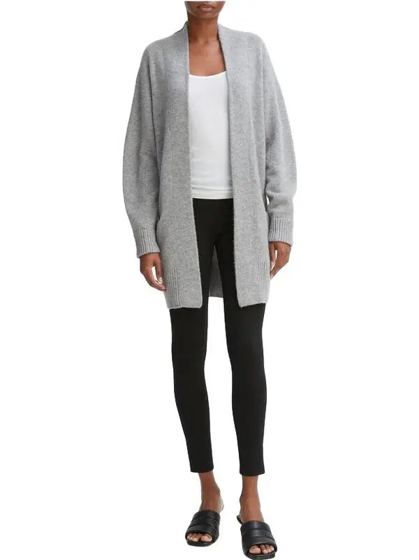 Vince Cashmere Open-front Cardigan - Gray