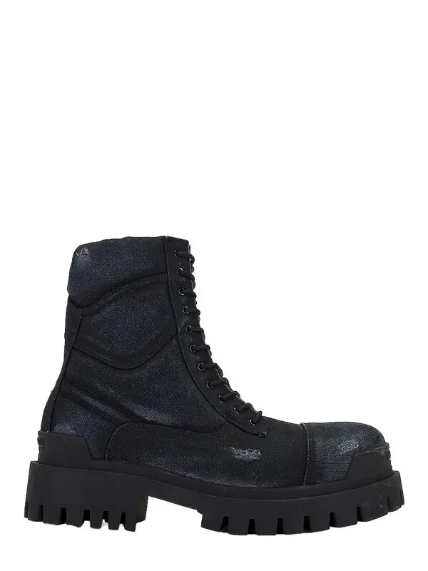 Balenciaga Combat Strike Boot - Black
