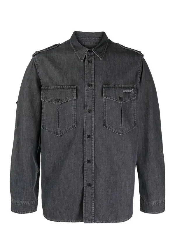 MARANT Cesar Denim Shirt - Grey