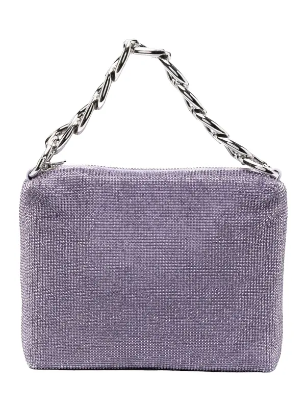 Patrizia Pepe Maxichain Rhinestone-embellished Tote Bag - Purple