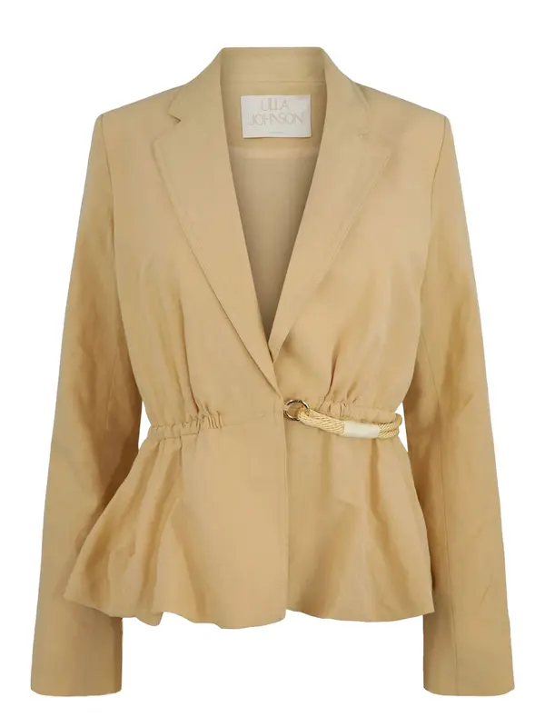 Ulla Johnson Talie Belted Blazer - Neutrals