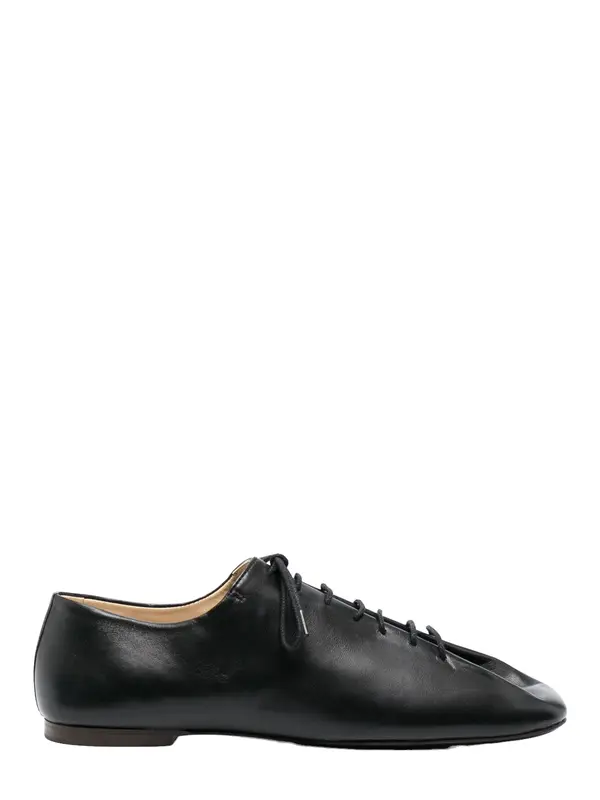 LEMAIRE Souris Square-toe Brogues - Black