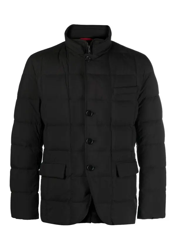 FAY High-neck Padded Jacket - Black