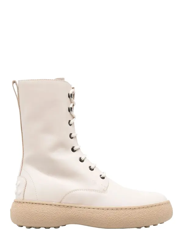 TOD'S Lace-up Ankle Boots - Neutrals